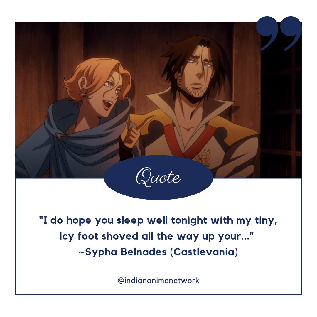 17 Badass and Funny Quotes from Castlevania - Indian Anime Network
