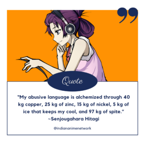 16 Amazing Quotes by Senjougahara Hitagi - Indian Anime Network