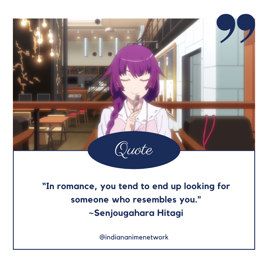 16 Amazing Quotes by Senjougahara Hitagi - Indian Anime Network