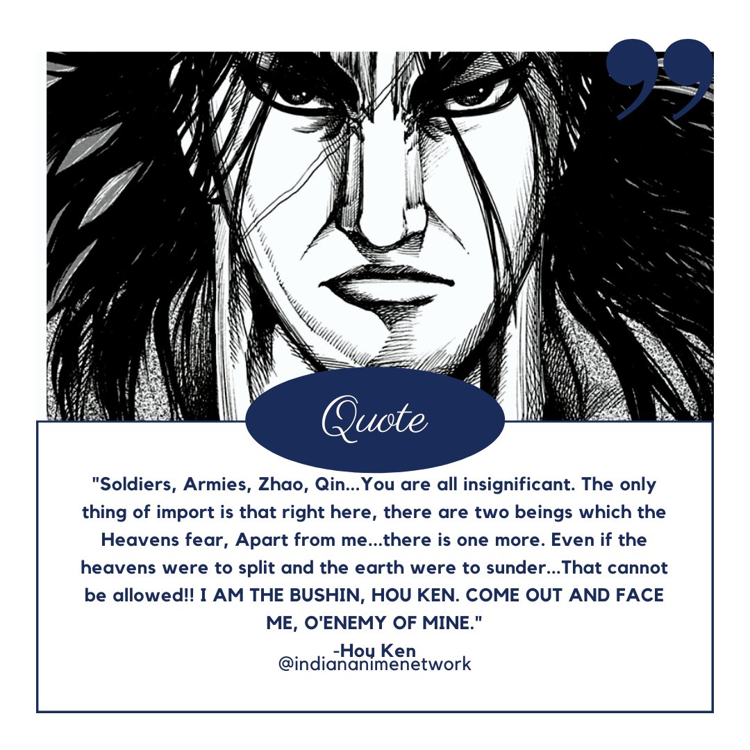 20 Amazing Quotes From Kingdom - Indian Anime Network